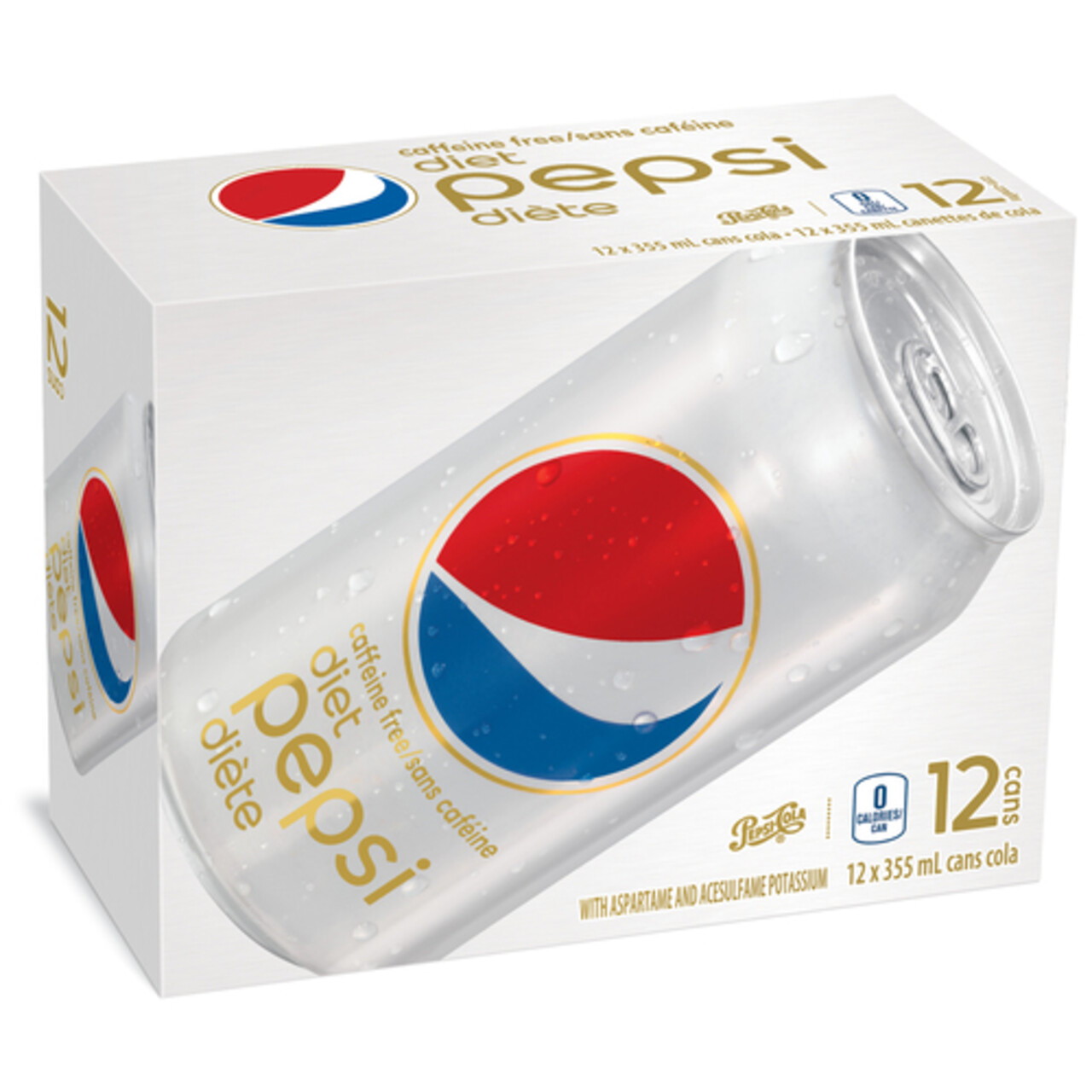 Pepsi Caffeine-Free Diet Soft Drink 12 x 355 ml (cans) - Voilà Online ...