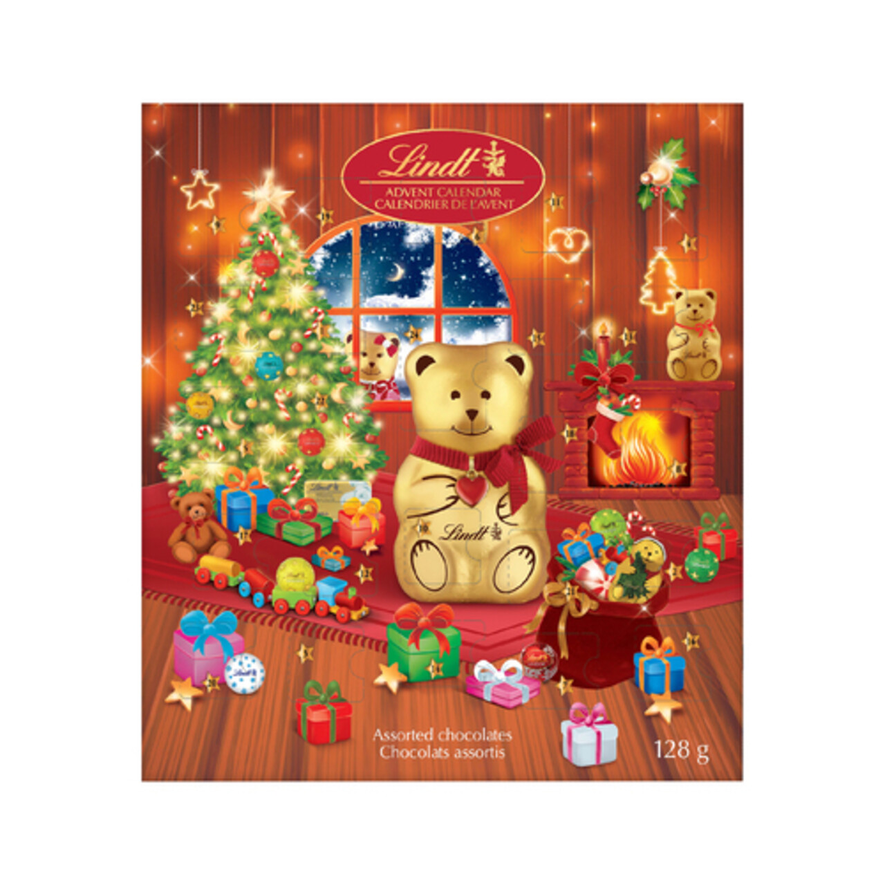 Lindt Teddy Advent Calendar Assorted Milk Chocolate 128 g - Voilà ...