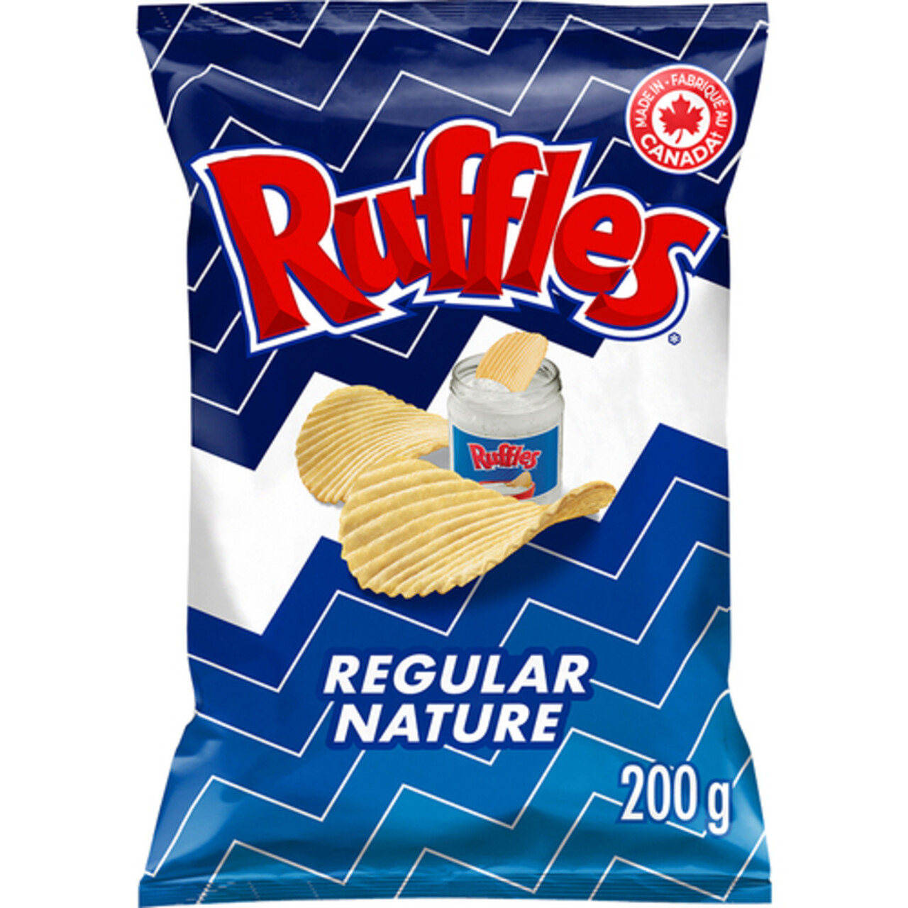 Ruffles Potato Chips Regular 200 g - Voilà Online Groceries & Offers