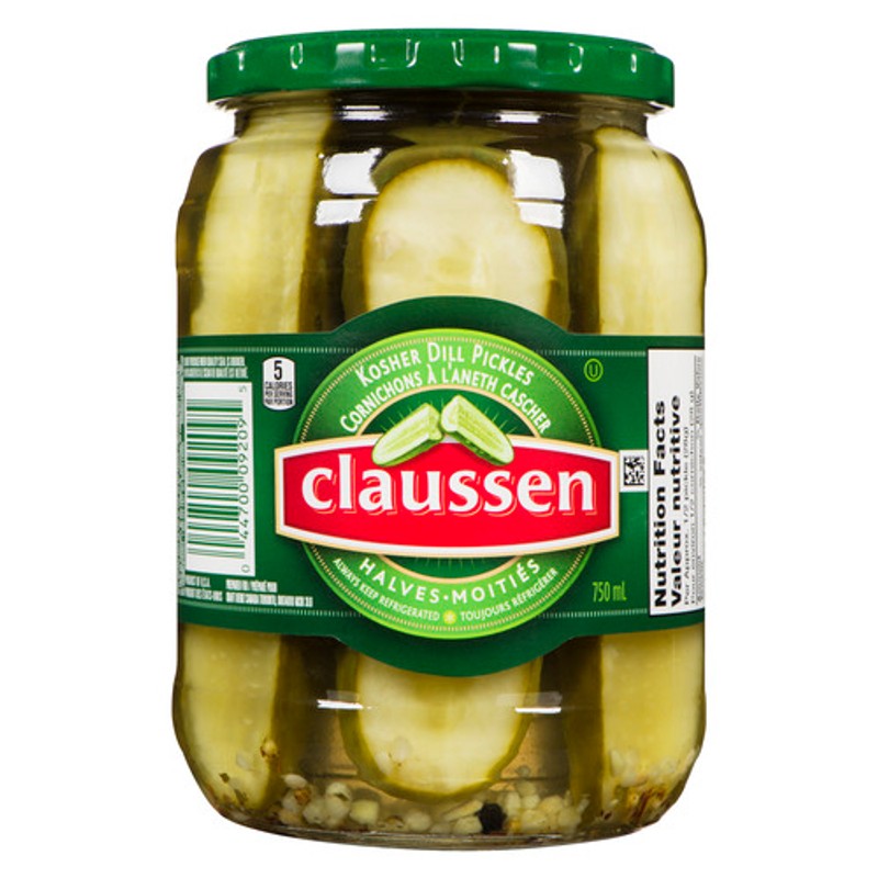 Claussen Pickle Halves 750 ml - Voilà Online Groceries & Offers