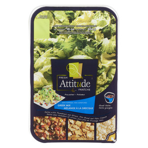Fresh Attitude Salad Kit Greek Mix 454 g - Voilà Online Groceries & Offers