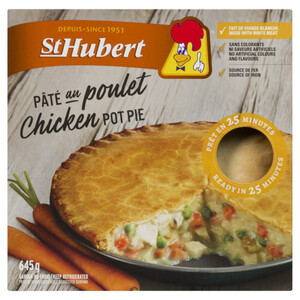 St-Hubert Pot Pie Fresh Chicken 645 g - Voilà Online Groceries & Offers