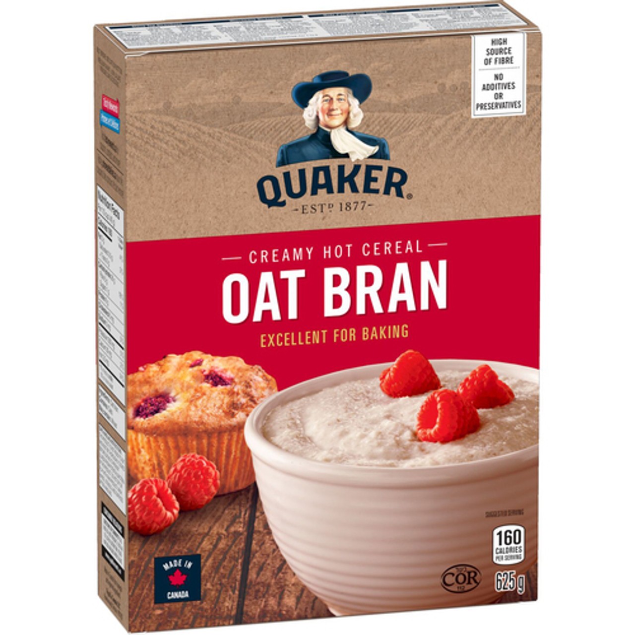 Quaker Hot Cereal Oat Bran Creamy 625 g - Voilà Online Groceries & Offers