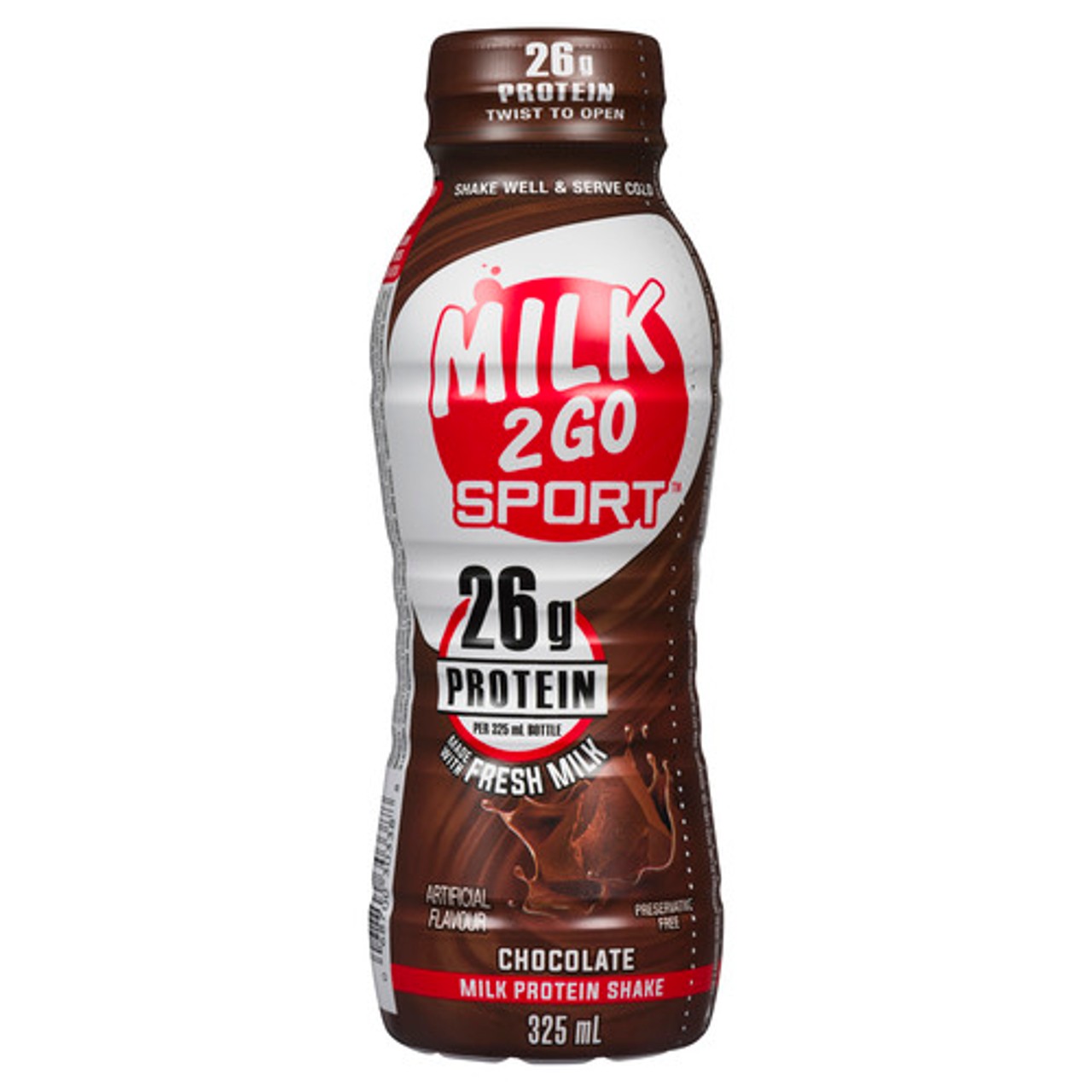 Milk2Go Sport Milk Chocolate 325 ml - Voilà Online Groceries & Offers