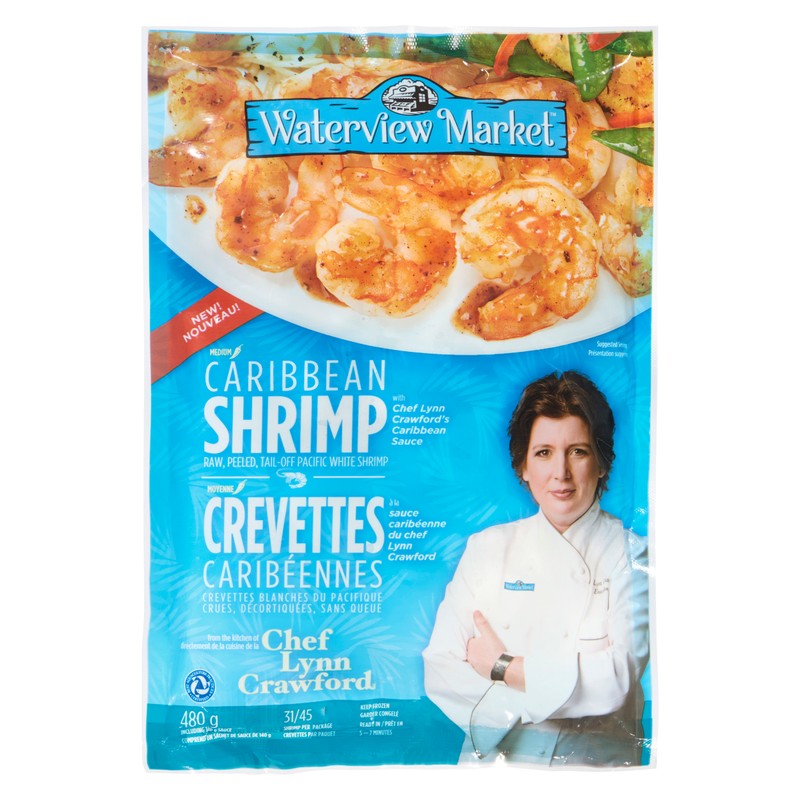Waterview Market Frozen Caribbean Shrimp 480 g - Voilà Online Groceries ...