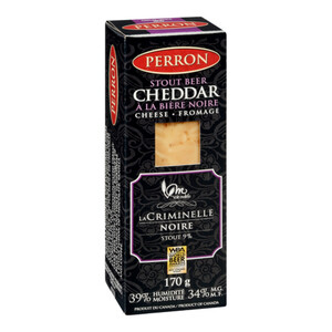 Perron Stout Beer Cheese Cheddar 170 g - Voilà Online Groceries & Offers