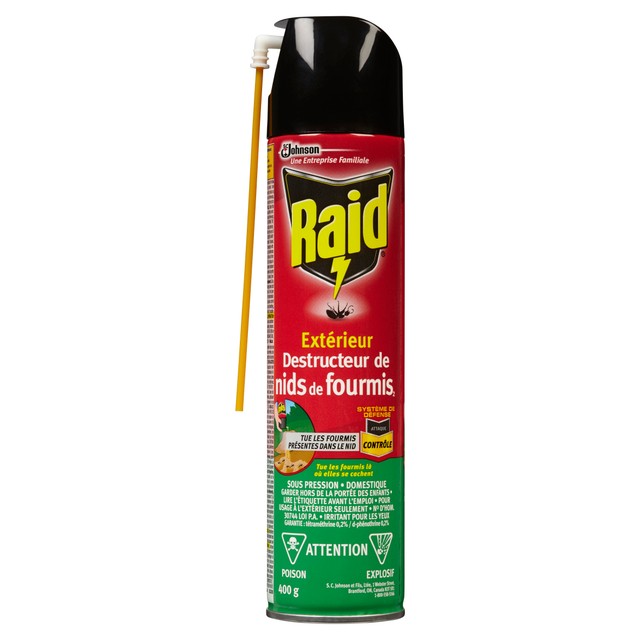 Raid Outdoor Ant Nest Destroyer Insect Killer Spray 400 g - Voilà ...