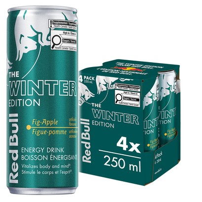 Red Bull Energy Drink Winter Edition Fig Apple 4 x 250 ml (cans ...