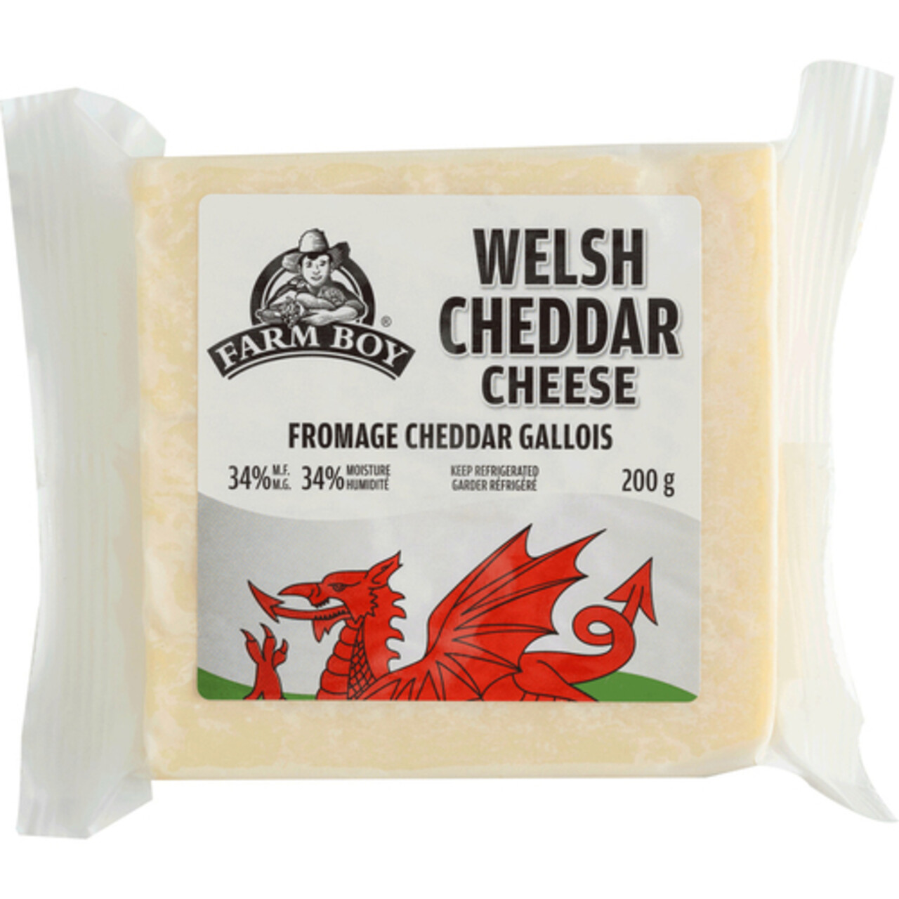 Farm Boy Welsh Cheddar Cheese 200 g - Voilà Online Groceries & Offers