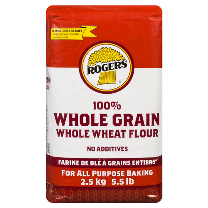 Rogers Whole Wheat Flour 100% Whole Grain 2.5 kg - Voilà Online ...