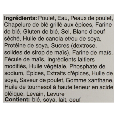 Watson Ridge Frozen Chicken Strips Breaded Fully Cooked 800 g - Voilà ...