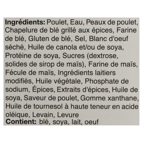 Watson Ridge Frozen Chicken Strips Breaded Fully Cooked 800 g - Voilà ...