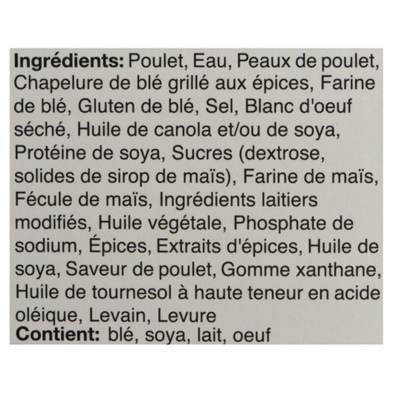 Watson Ridge Frozen Chicken Strips Breaded Fully Cooked 800 g - Voilà ...