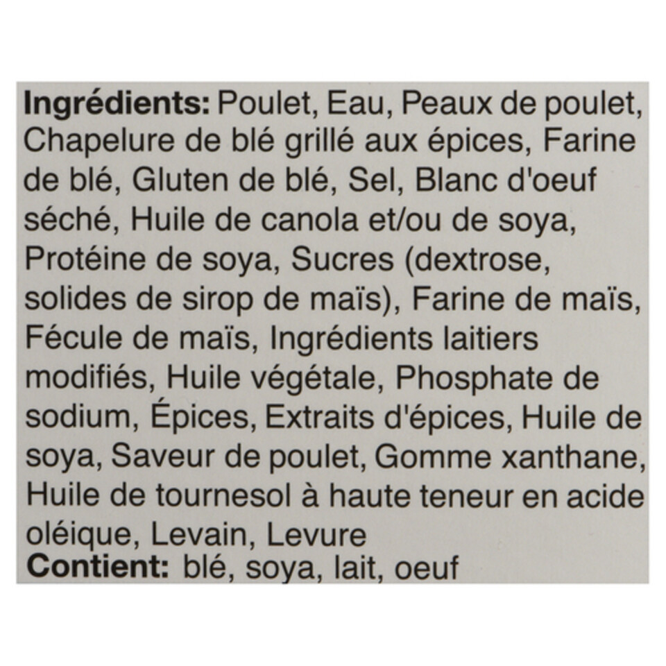 Watson Ridge Frozen Chicken Strips Breaded Fully Cooked 800 g - Voilà ...