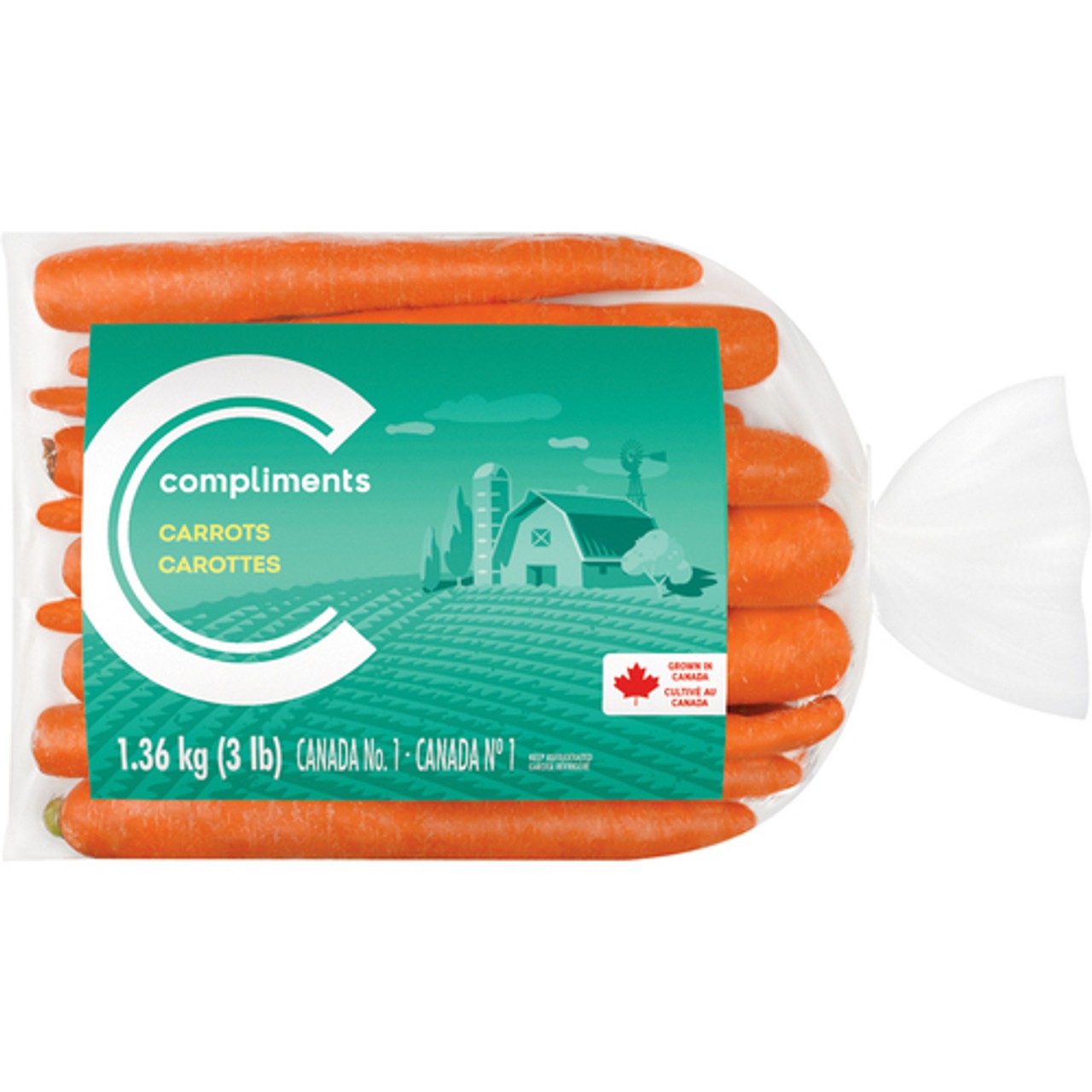 Compliments Carrots 1.36 kg - Voilà Online Groceries & Offers