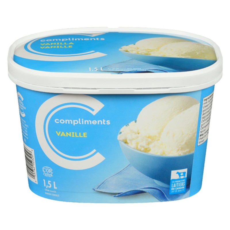 Compliments Vanilla Ice Cream 1.5 L - Voilà Online Groceries & Offers