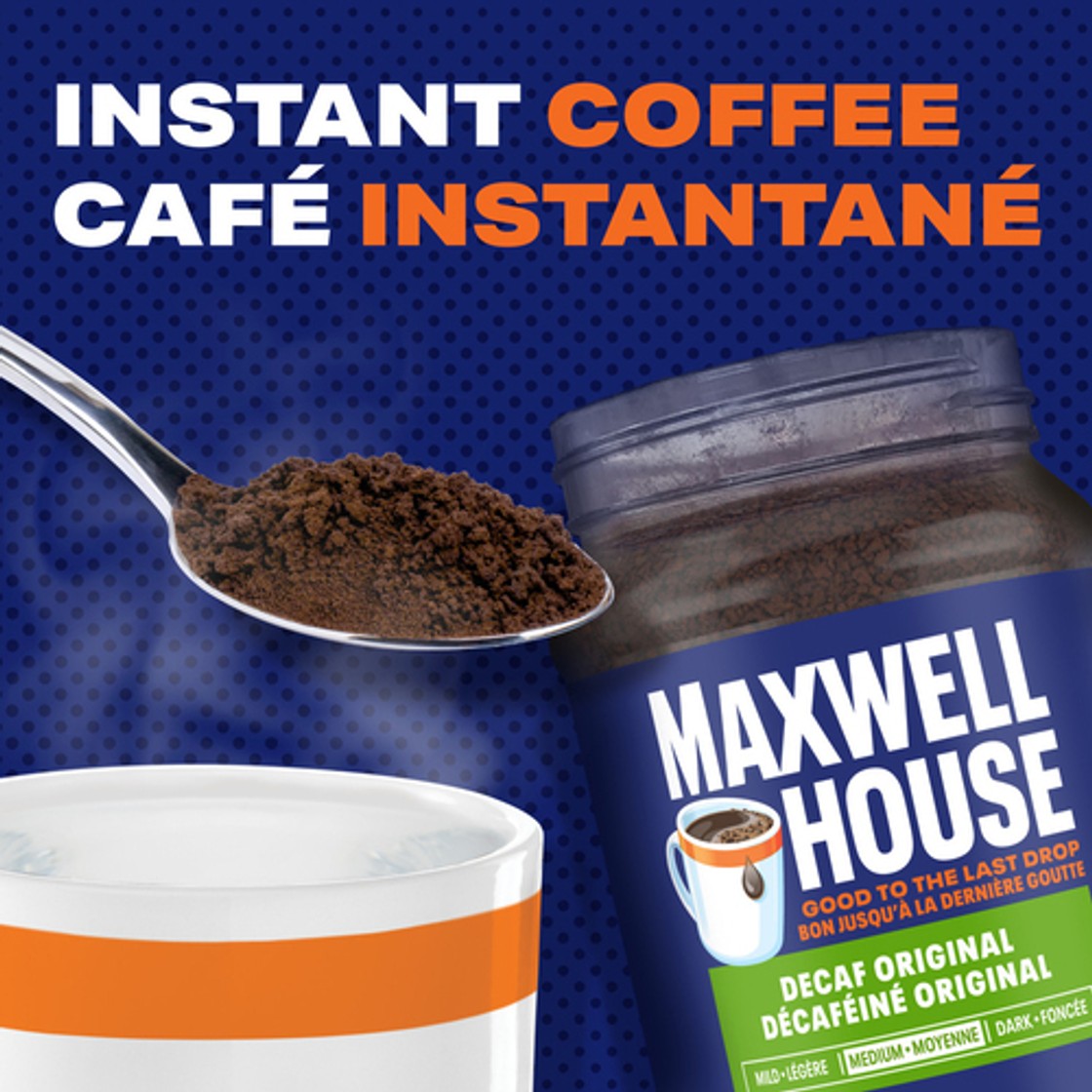 Maxwell House Instant Coffee Decaffeinated Medium Roast 150 g - Voilà ...