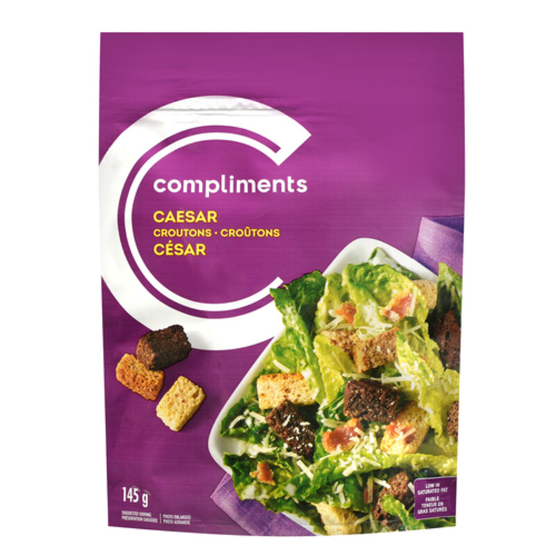 Compliments Caesar Salad Croutons 145 g - Voilà Online Groceries & Offers