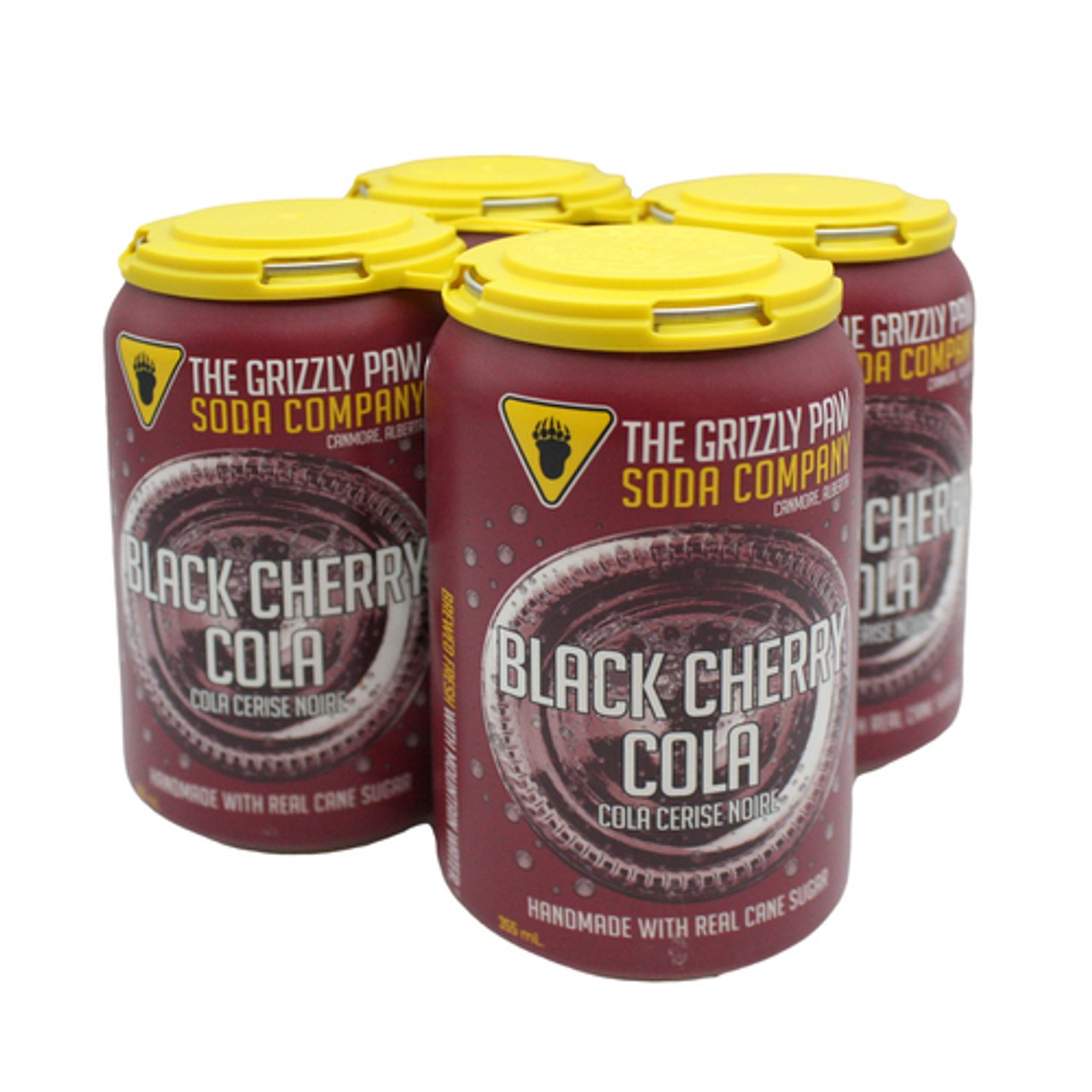 The Grizzly Paw Soda Company Cola Black Cherry 4 x 341 ml (bottles ...