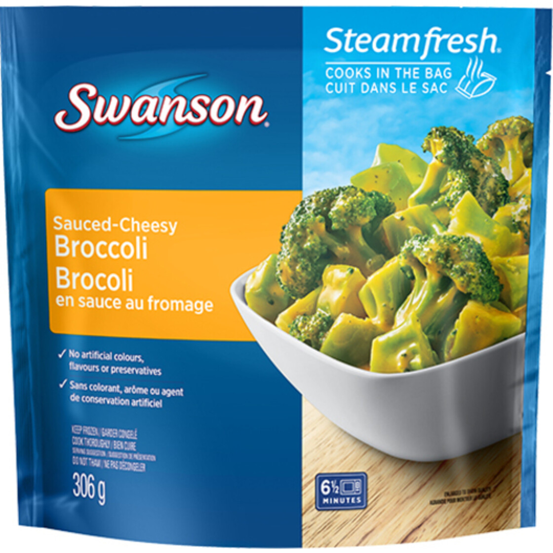 Swanson Cheesy Broccoli 306 g (frozen) - Voilà Online Groceries & Offers