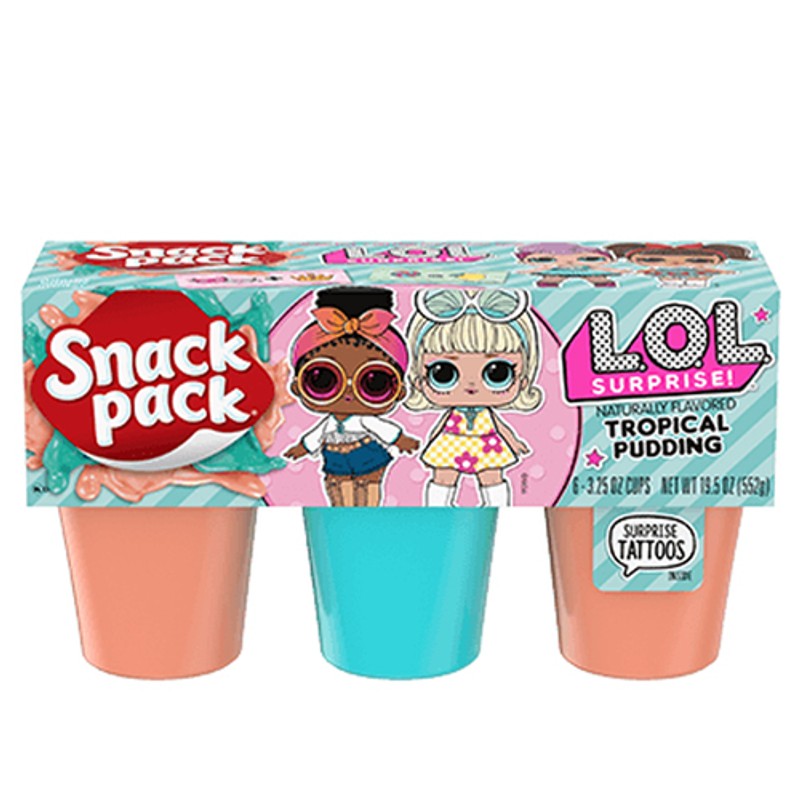 Snack Pack LOL Surprise Pudding Tropical 594 g - Voilà Online Groceries ...