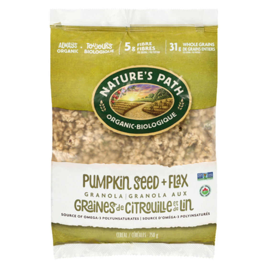 Nature's Path Organic Granola Pumpkin Seed & Flax 750 g - Voilà Online ...
