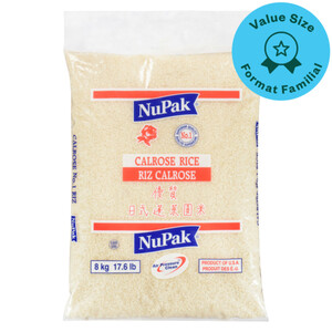 NuPak Calrose Rice (Sushi Rice) Value Size 8 kg - Voilà Online ...