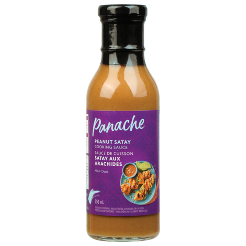 Panache Cooking Sauce Peanut Satay 350 ml - Voilà Online Groceries & Offers
