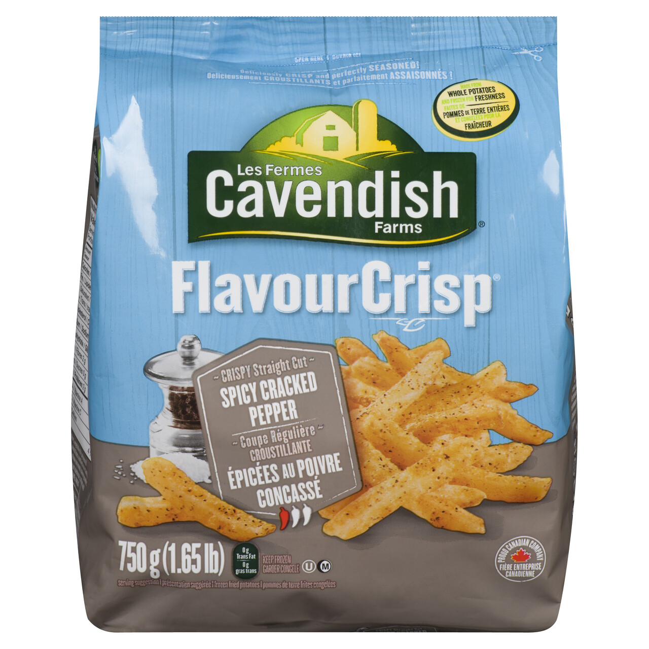 Cavendish Farms French Fries Straight Cut Flavor Crisp Spicy 750 g ...