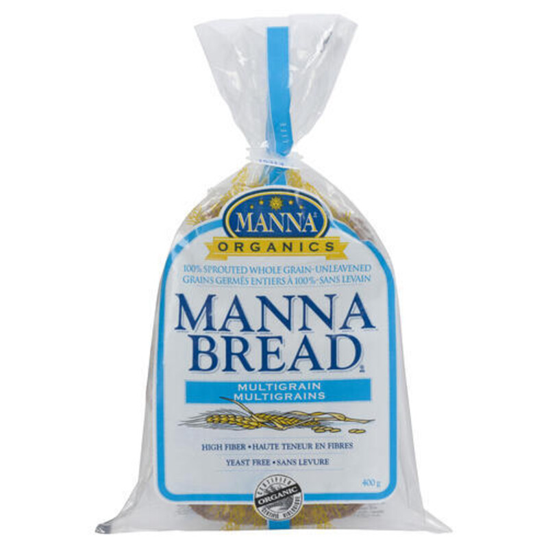 Manna Organics Bread Multi Oat 400 g (frozen) - Voilà Online Groceries ...