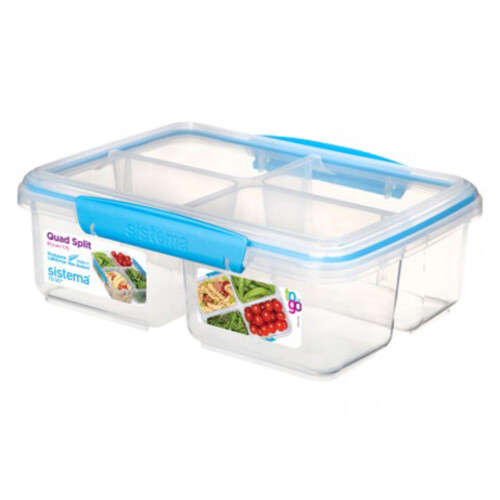 Sistema Quad Split To Go Food Storage Container 1.74 L - Voilà Online ...