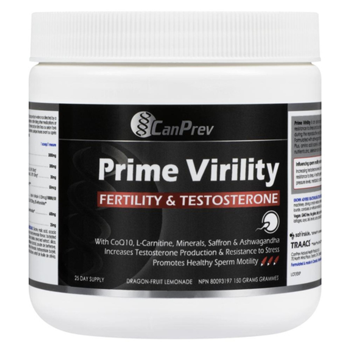 CanPrev Prime Virility Nutritional Supplement Fertility & Testosterone ...