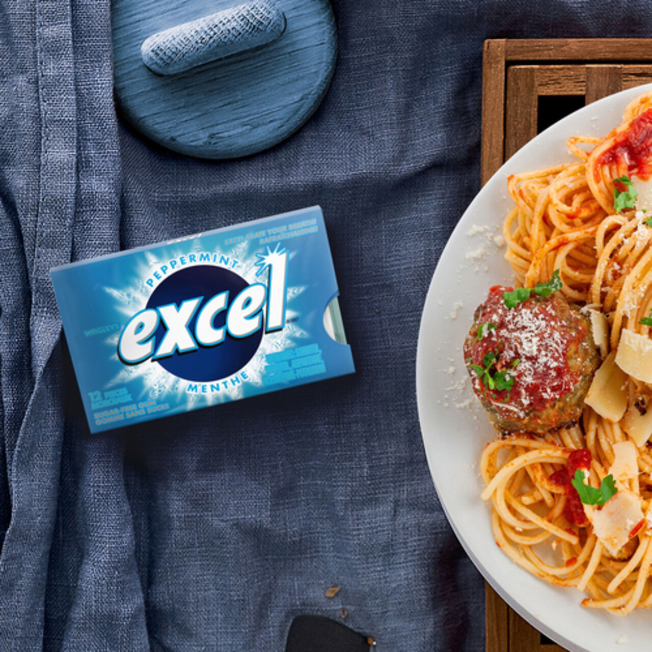 Excel Sugar Free Chewing Gum Peppermint Flavoured Pack of 12 Pieces 1 ...