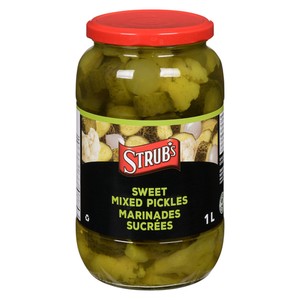 Strub's Mixed Pickles Sweet 1 L - Voilà Online Groceries & Offers