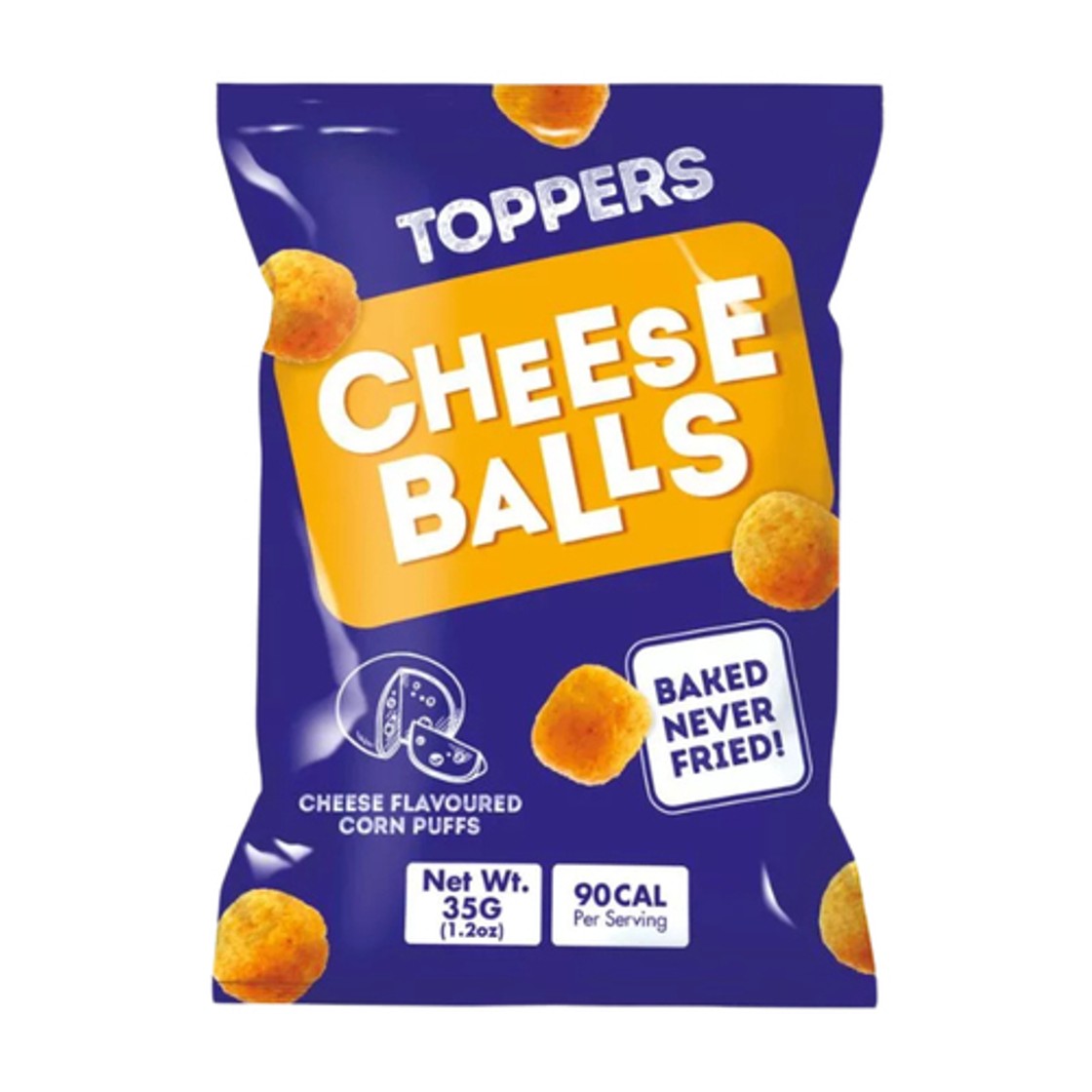 Toppers Snack Cheese Balls 35 g - Voilà Online Groceries & Offers