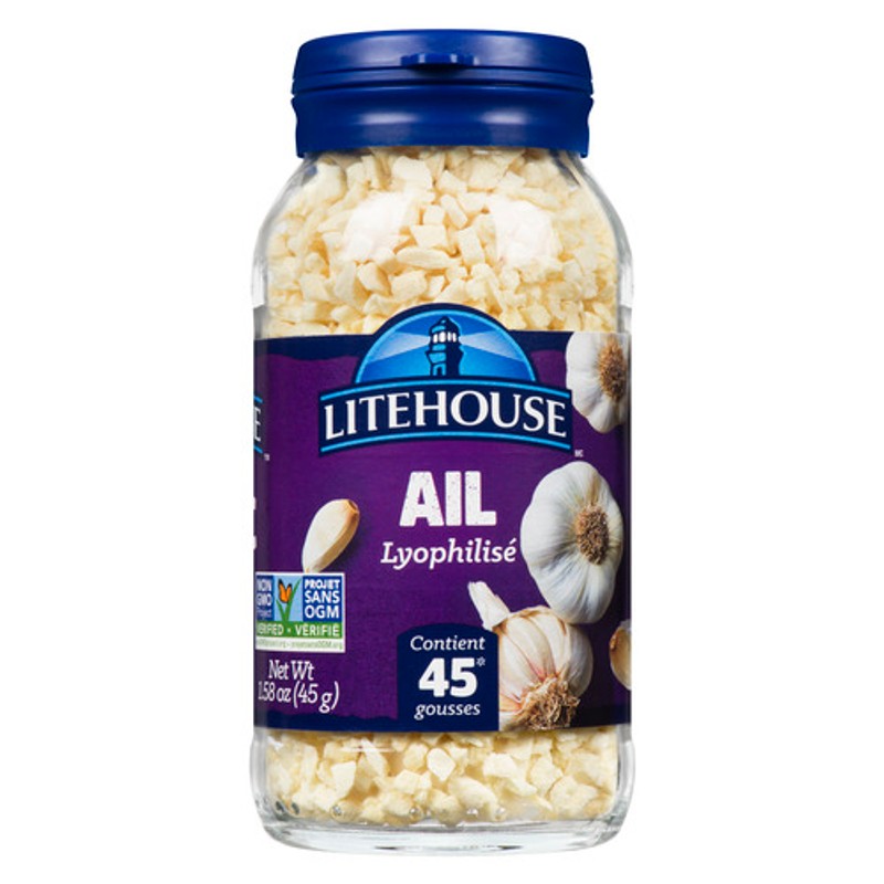 Litehouse Freeze Dried Garlic 45 g - Voilà Online Groceries & Offers