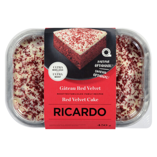 RICARDO Cake Red Velvet 450 g (frozen) - Voilà Online Groceries & Offers
