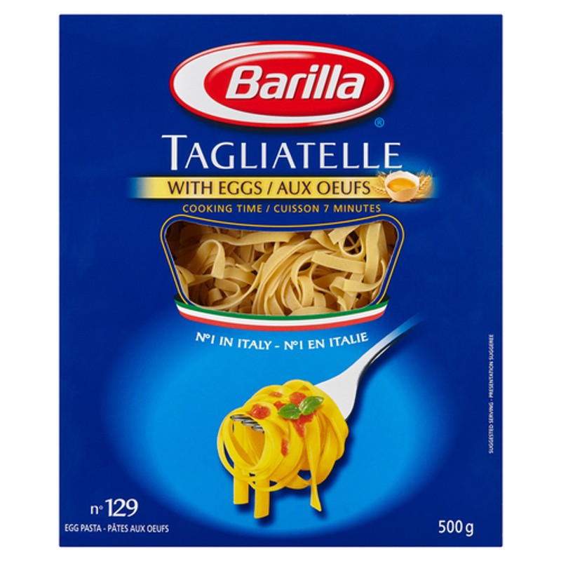 Barilla Pasta Collezione Egg Tagliatelle 500 g - Voilà Online Groceries ...