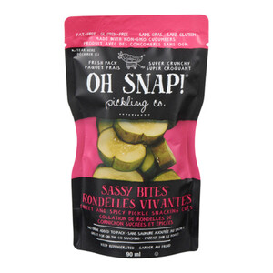 Oh Snap! Gluten-Free Pickle Snack Sassy Bites 90 ml - Voilà Online ...