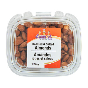 Charles Snack Foods Almonds Roasted & Salted 200 g - Voilà Online ...