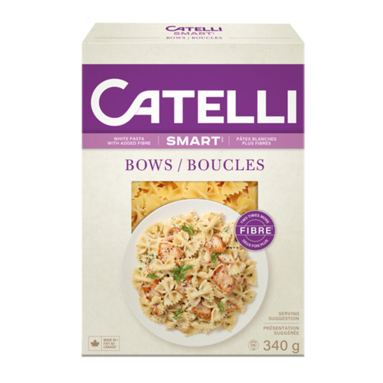 Catelli Smart Pasta Bows 340 g - Voilà Online Groceries & Offers