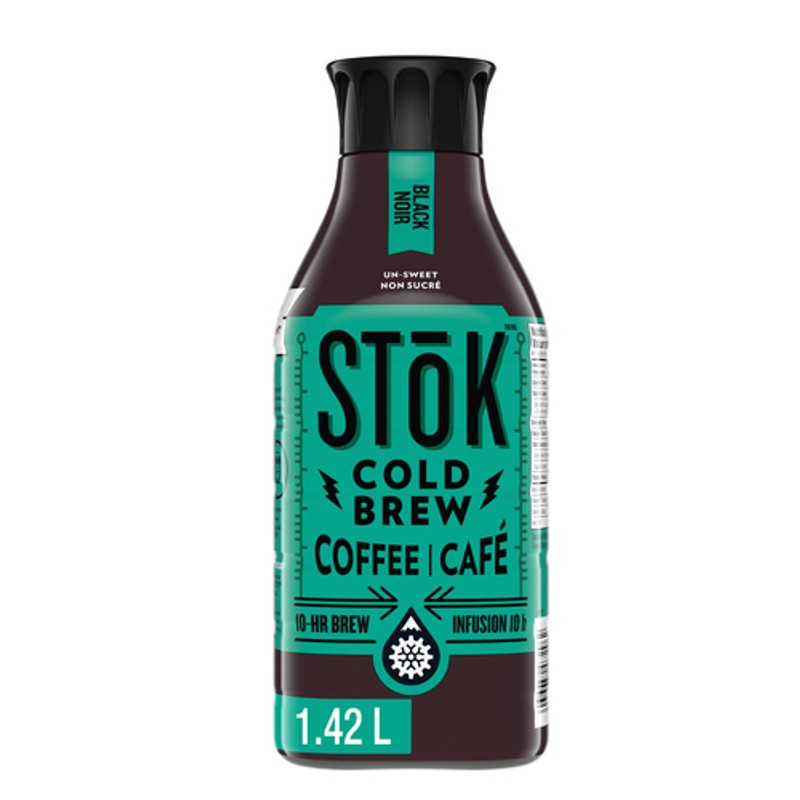 Stok Cold Brew Coffee Black Unsweetened 1.42 L - Voilà Online Groceries ...