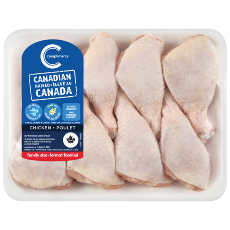 Compliments Chicken Drumsticks Value Pack 8 - 10 Pieces - Voilà Online ...