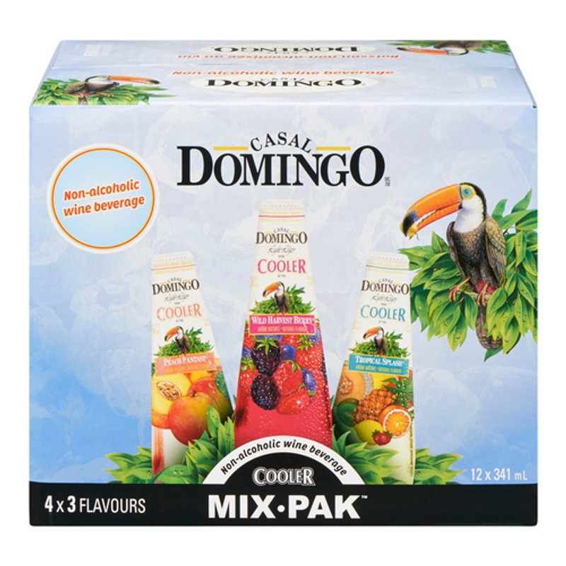 Casal Domingo Non Alcoholic Cooler Mix Pack 12 x 341 ml (bottles ...