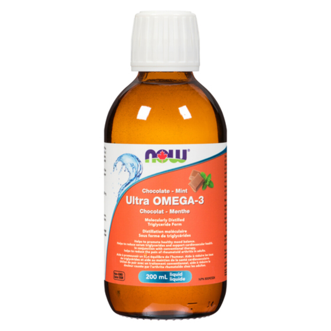 Now Ultra Omega-3 Liquid Chocolate Mint 200 ml - Voilà Online Groceries ...