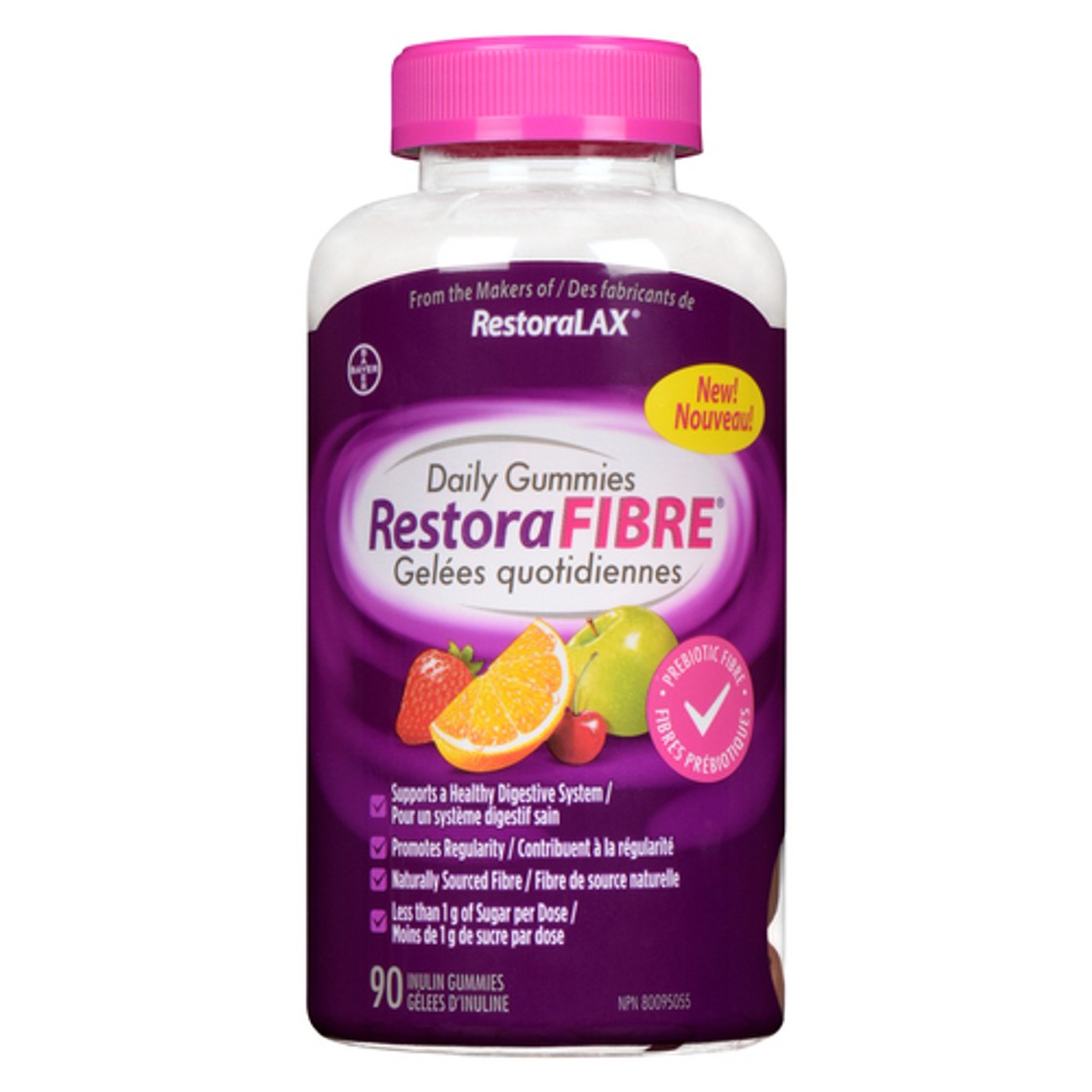 Restora Fibre Daily Gummies 90 EA - Voilà Online Groceries & Offers