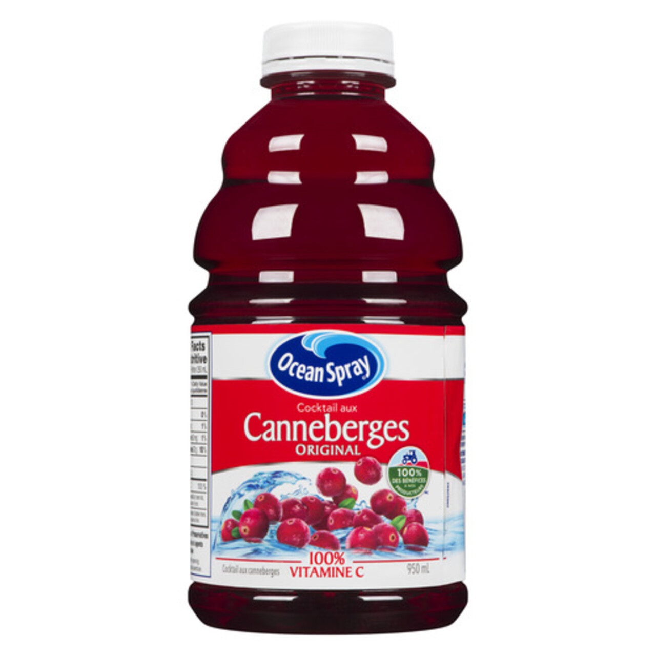 Ocean Spray Juice Cocktail Cranberry 950 ml (bottle) - Voilà Online ...