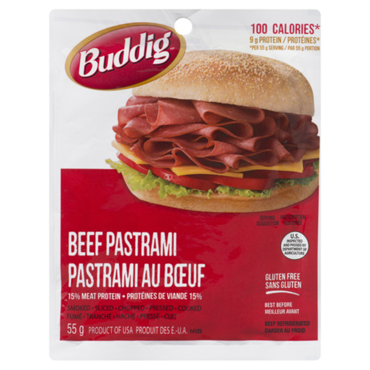 Buddig Pastrami Beef 55 g - Voilà Online Groceries & Offers