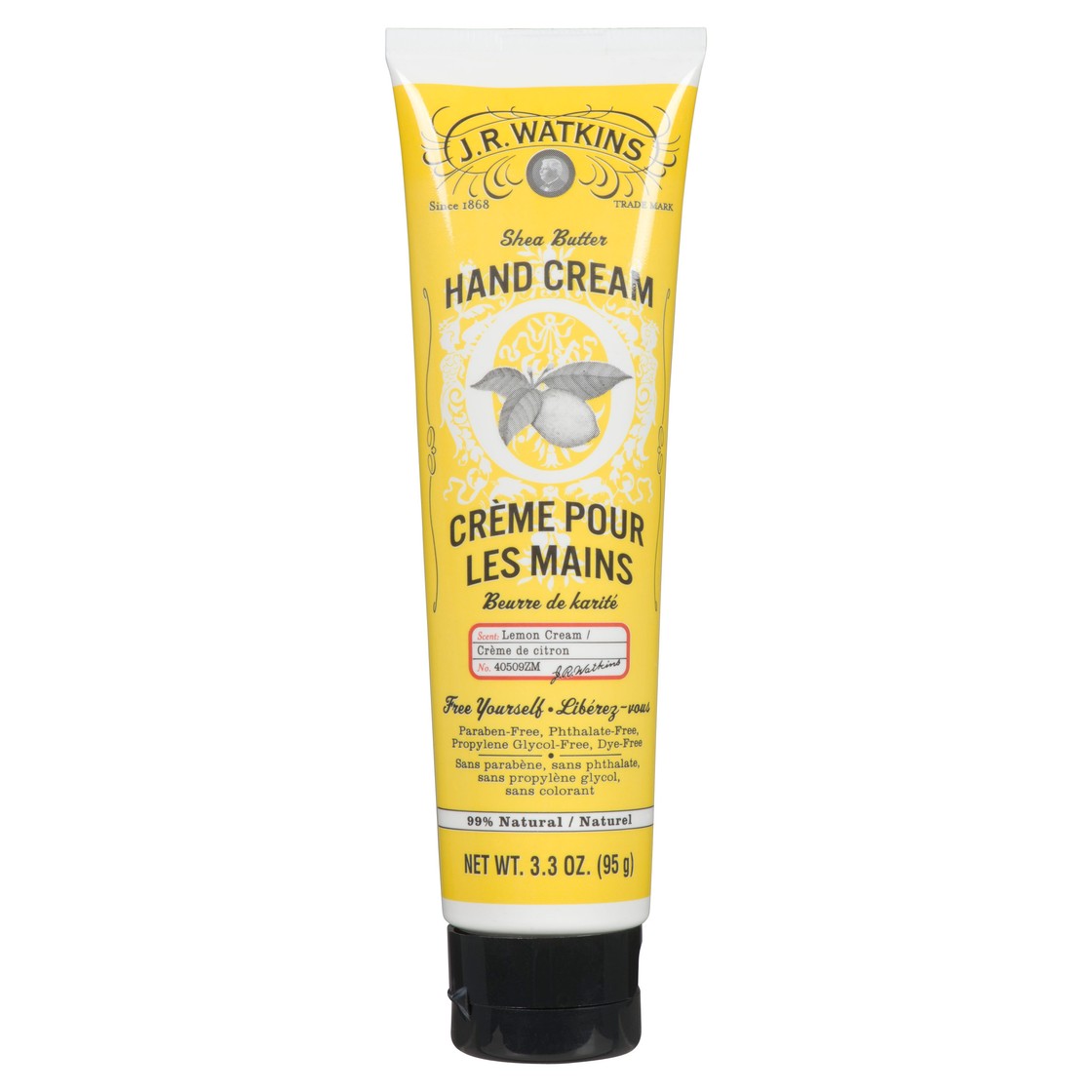 J.R. Watkins Lemon Hand Cream 95 g - Voilà Online Groceries & Offers