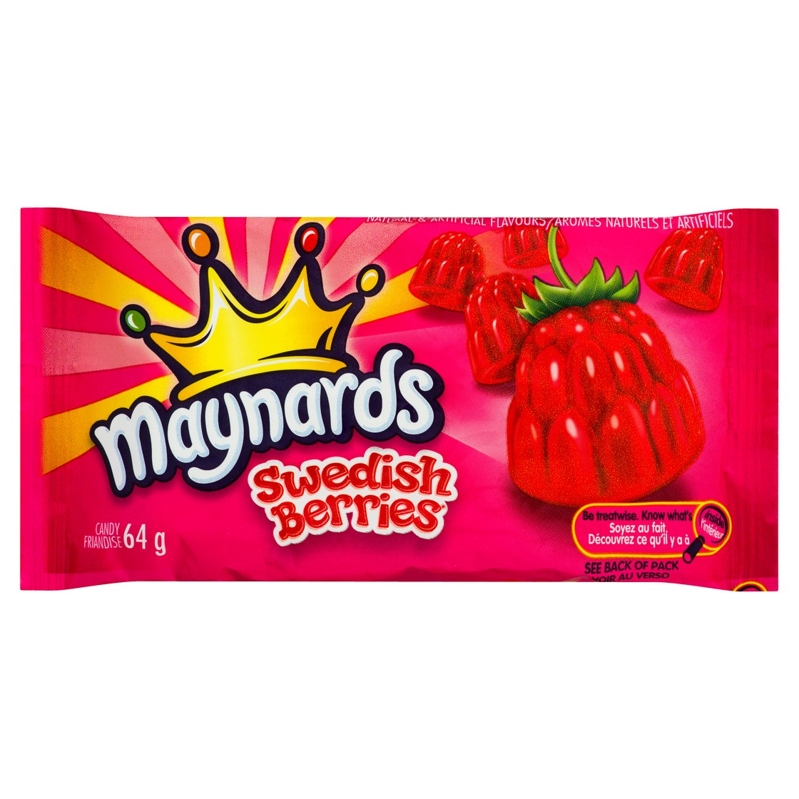 Maynards Candy Swedish Berries 64 g - Voilà Online Groceries & Offers
